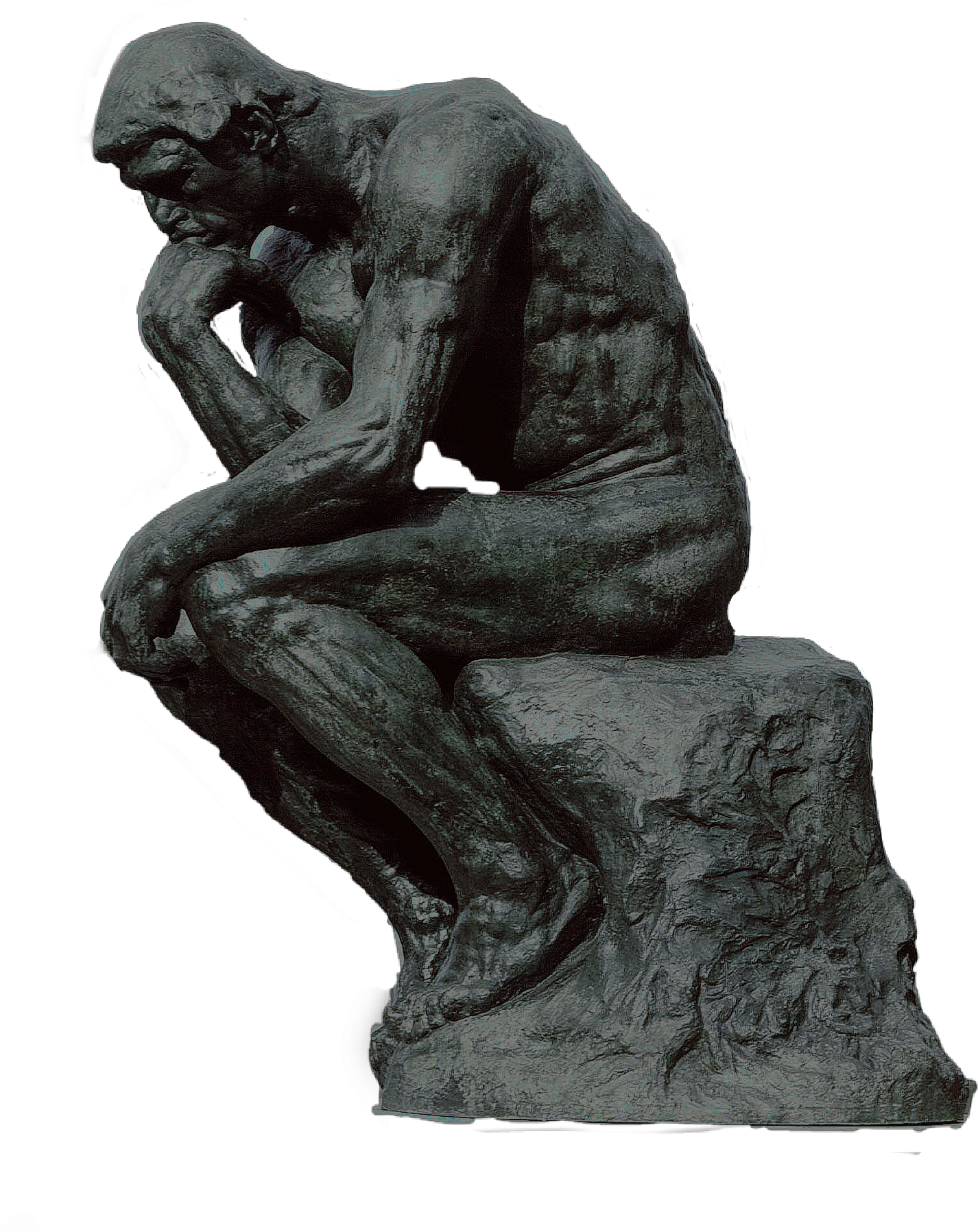 Thinking Man Statue Wallpaper