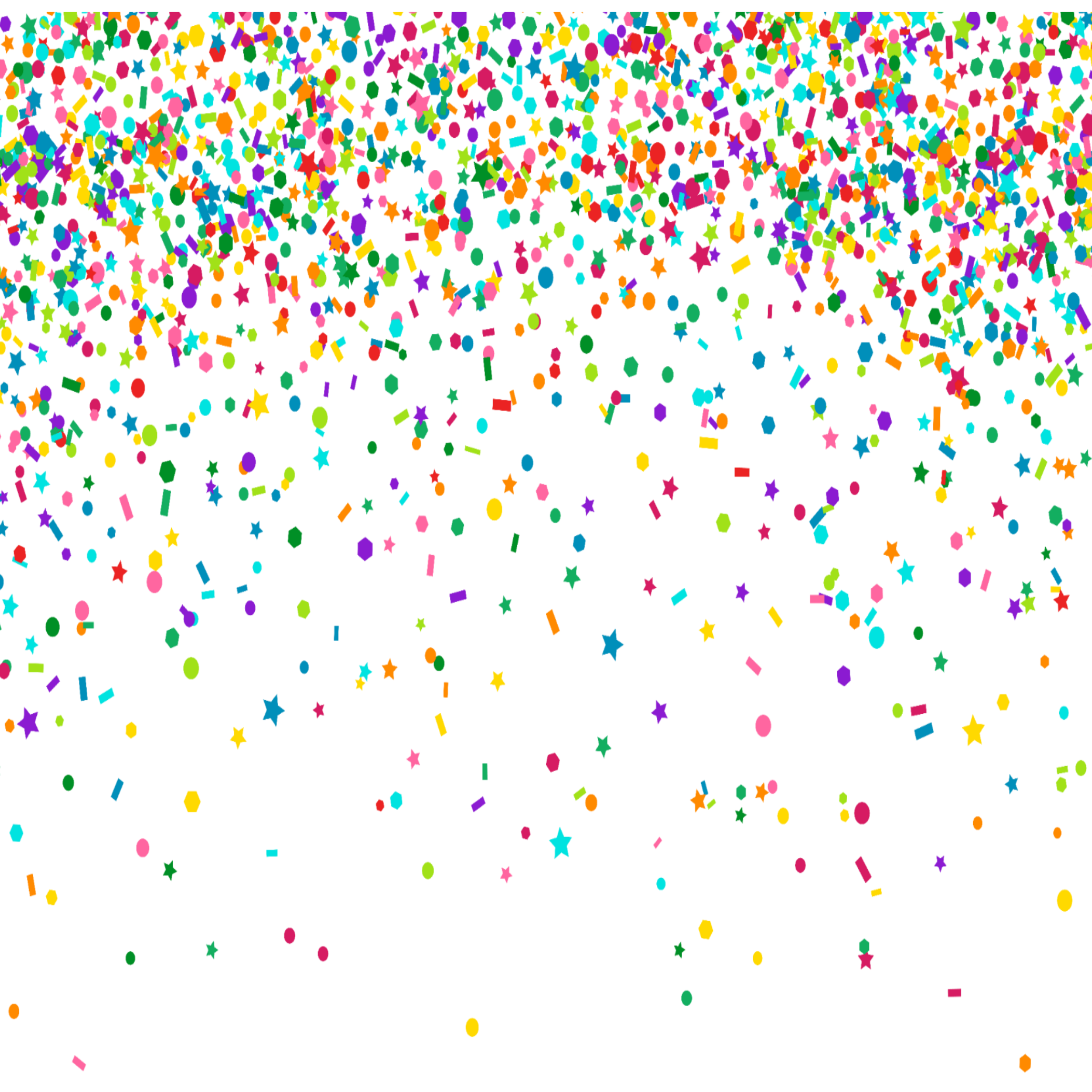 Falling Confetti Png