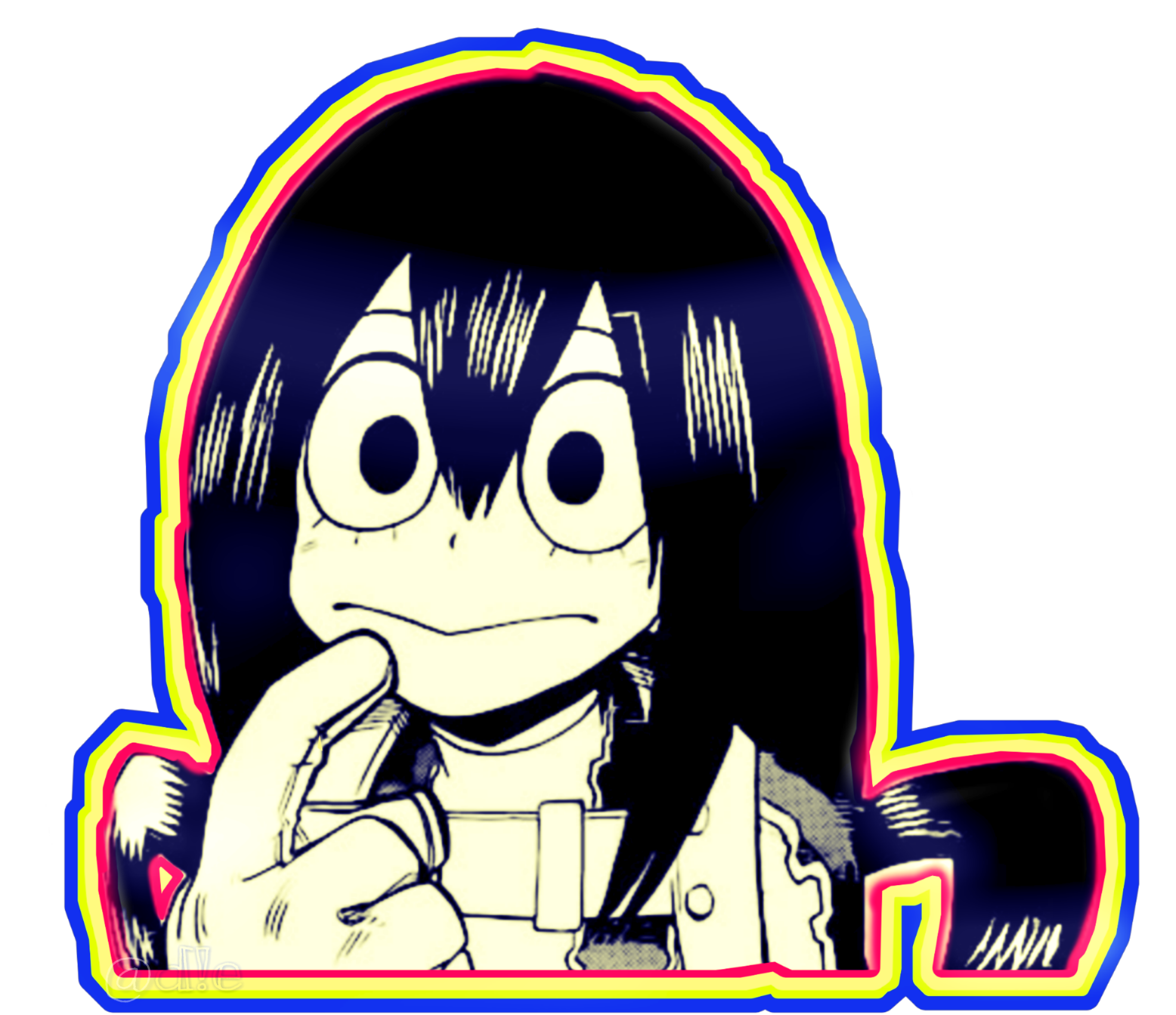 Tsuyu Asui Tsuyuasui Froppy Bnha Sticker By Todorokir