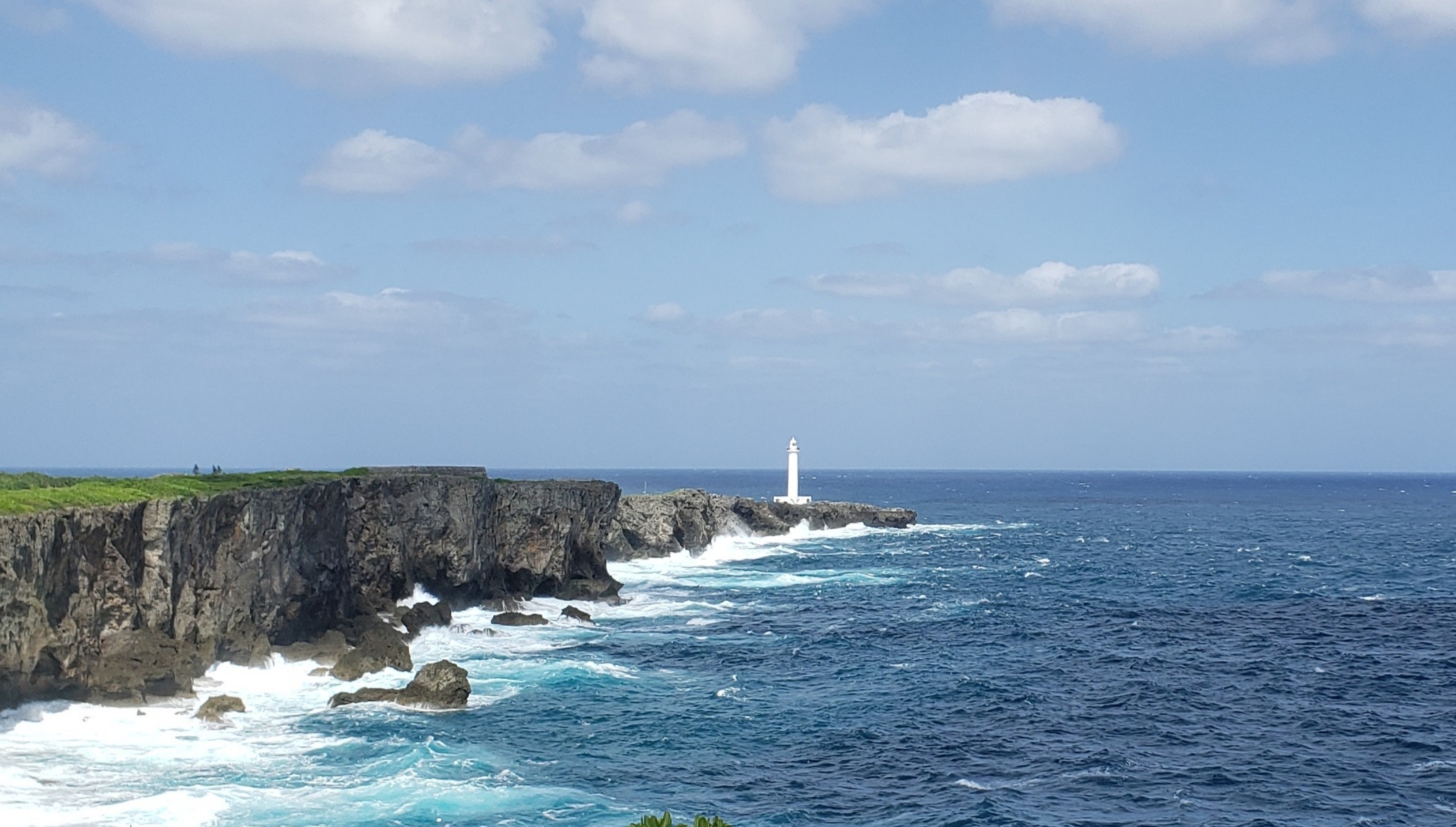 Lighthouse Cliff Ocean