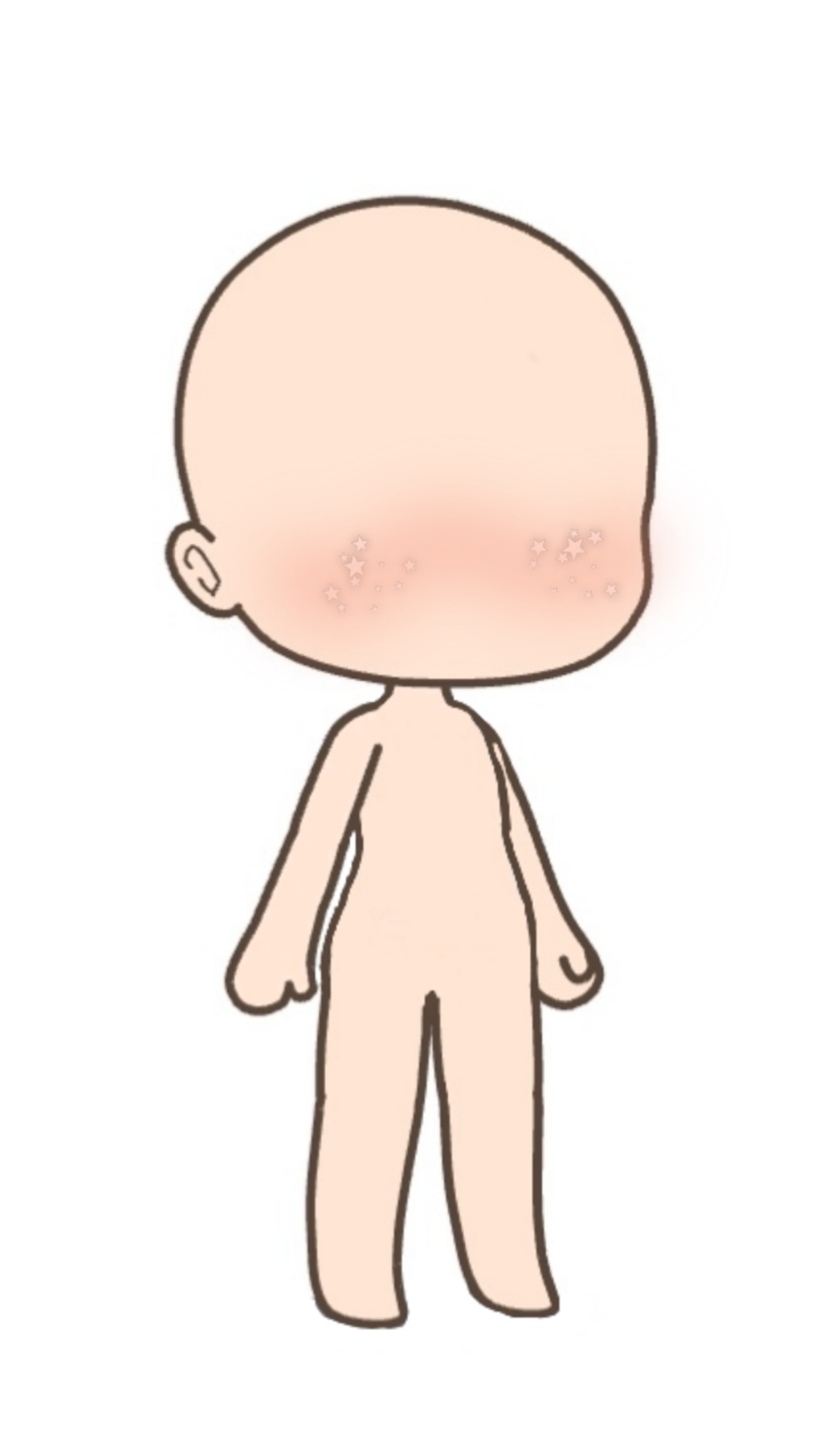 Gacha Body Template Cute Quria Wallpaper