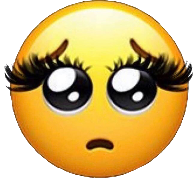 Smiley Face With Eye Lashes