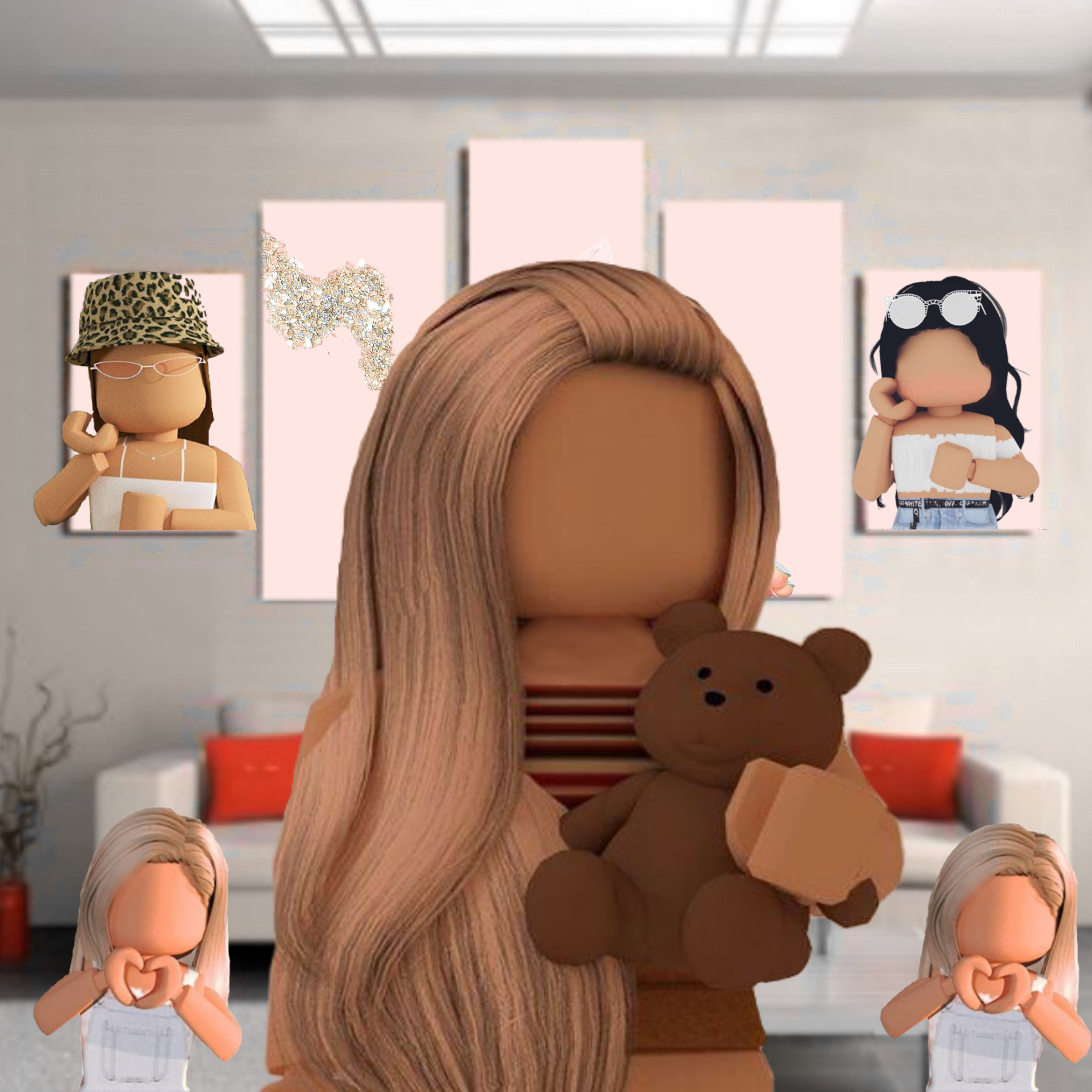 Cute Roblox Girls With No Face Roblox Avatar With No Face 1 Small But 