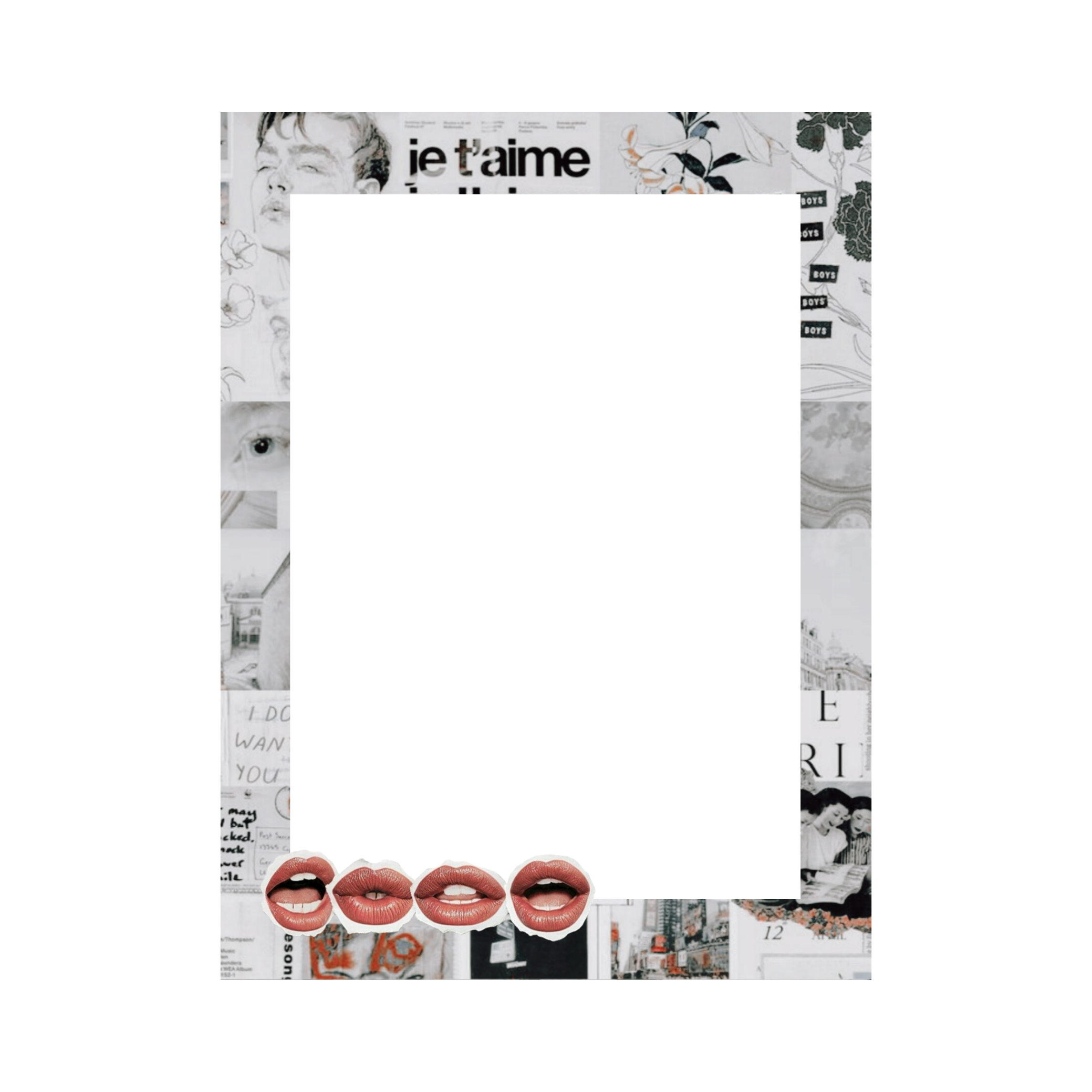 Template Background Aesthetic Sticker By hourlyjoonie