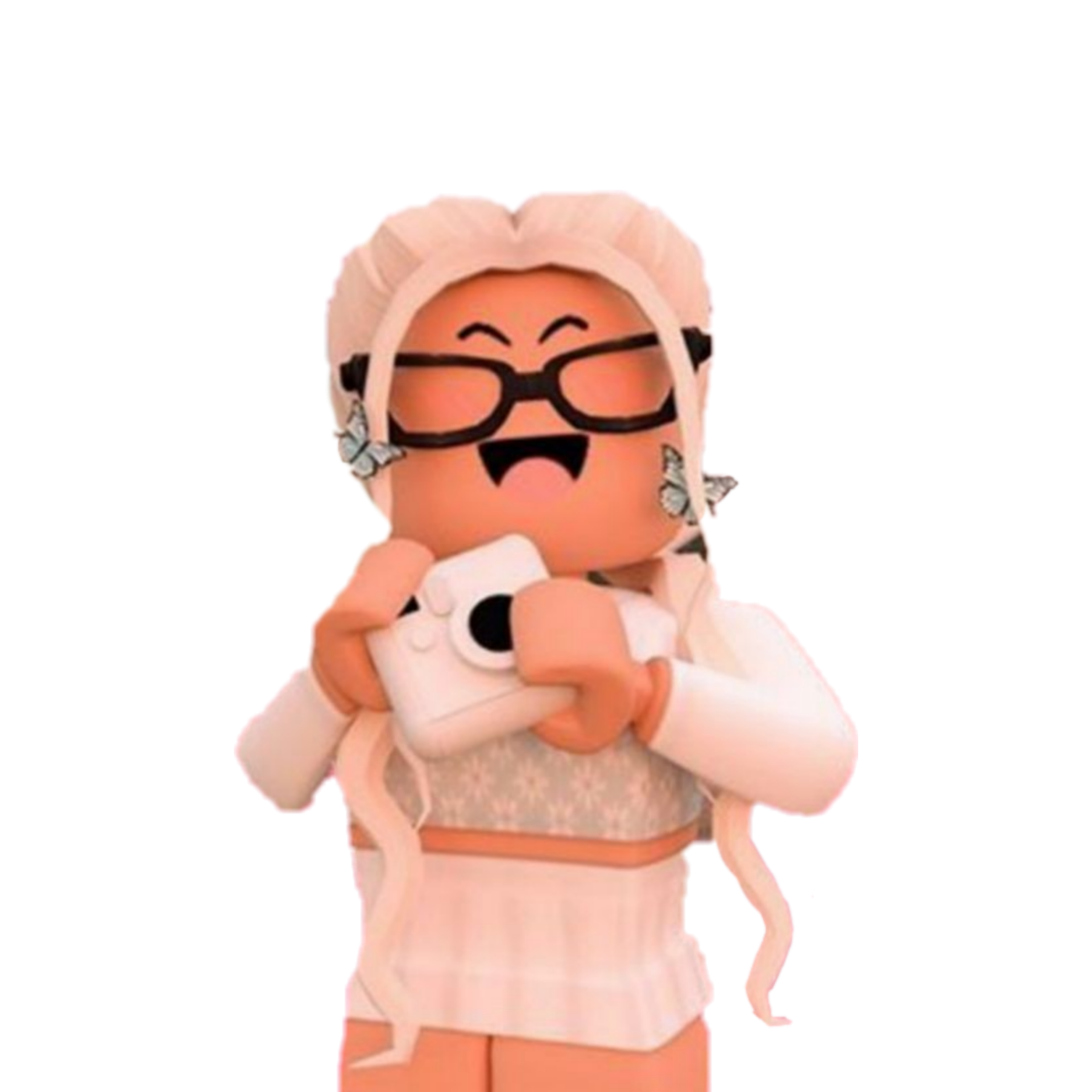 Roblox Girl Gfx Png Cute Bloxburg Teddyholding Cartoo