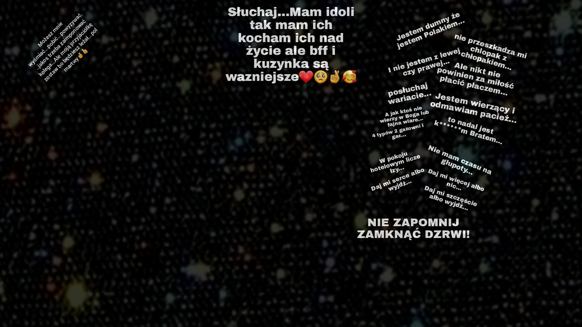 bedoes freetoedit I jak fajna tapeta? XD image by @chlebel