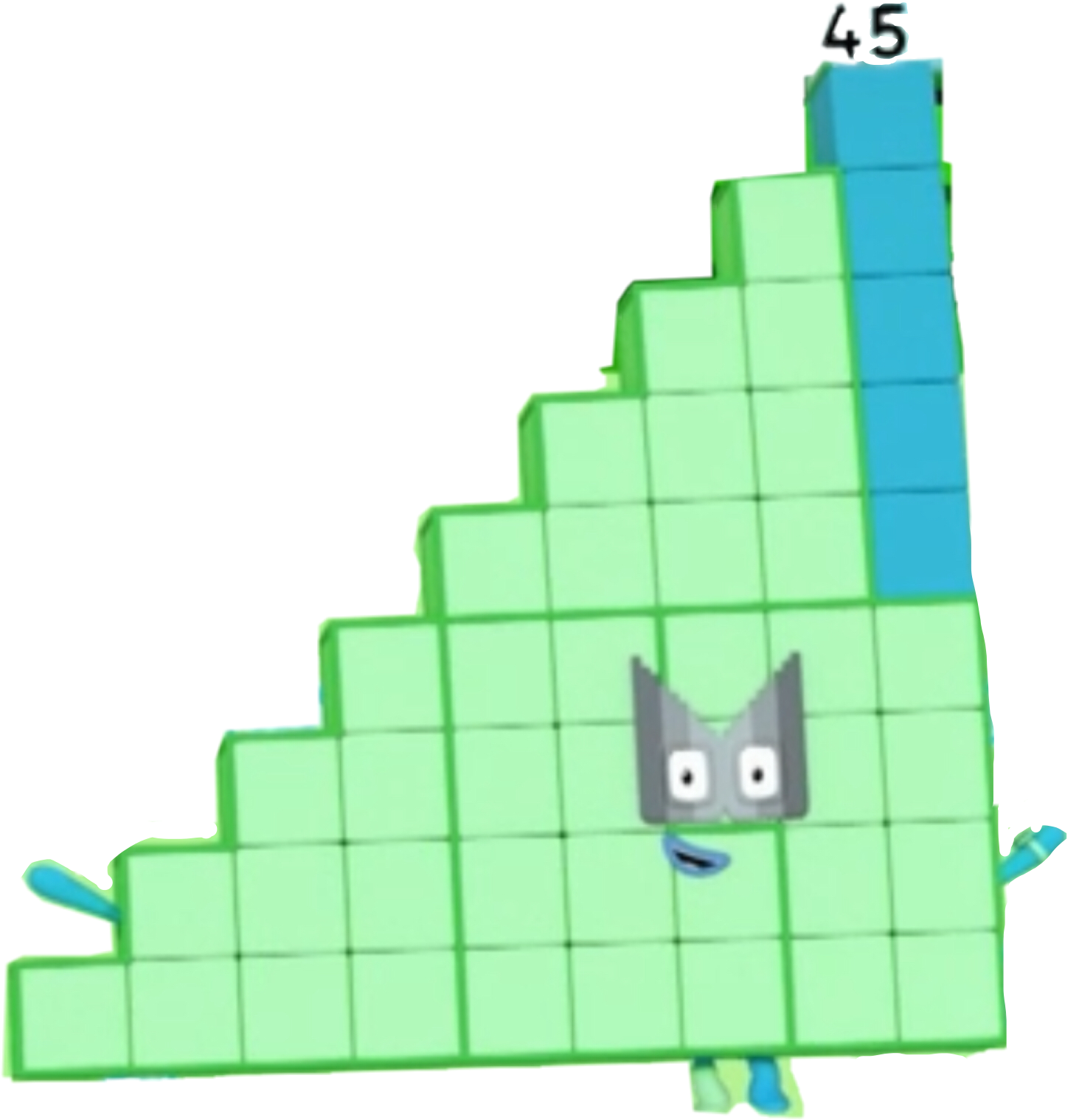 Numberblocks Freetoedit Official 45 Sticker By Michaelhems2