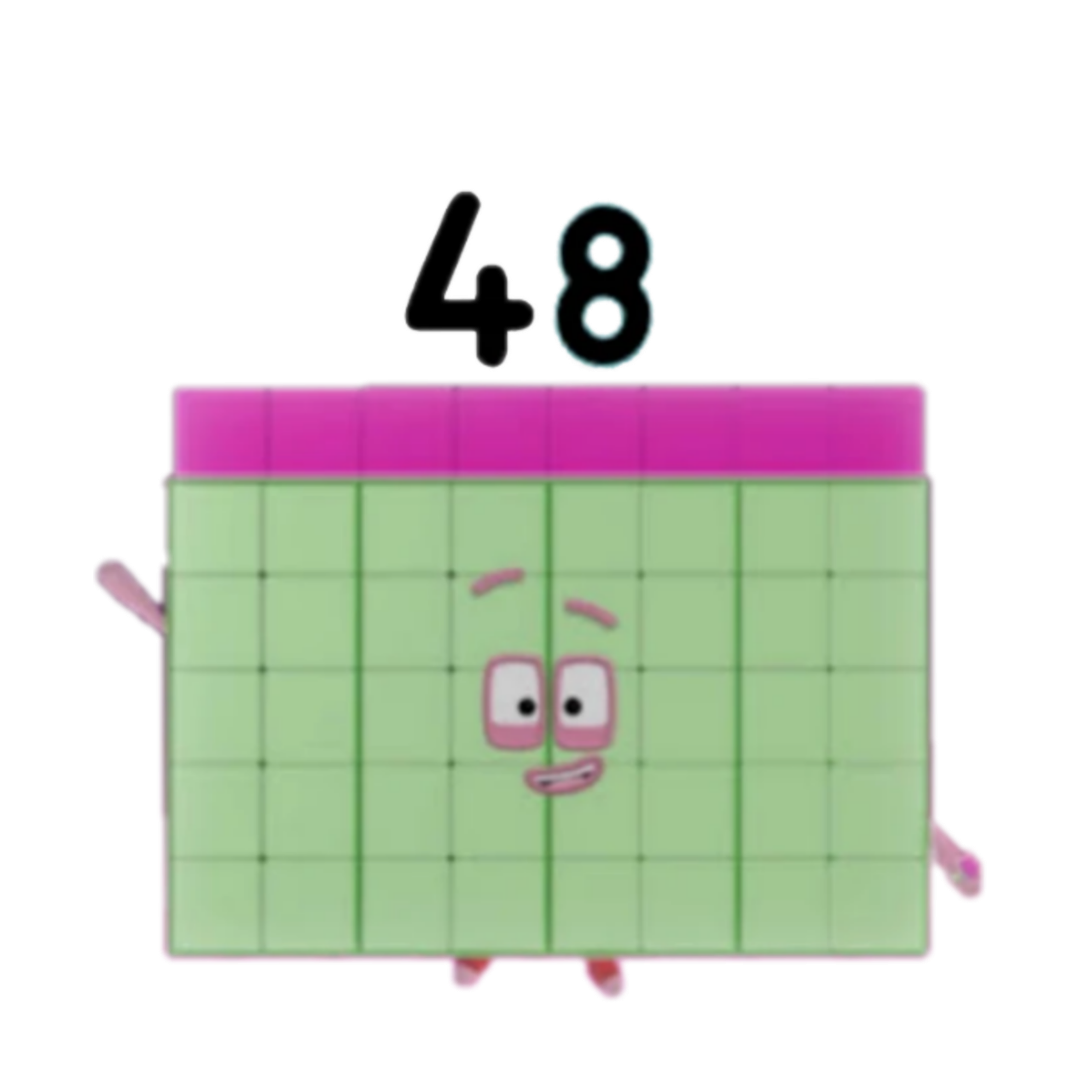 Numberblocks Numberblocks48 Sticker By the numbers