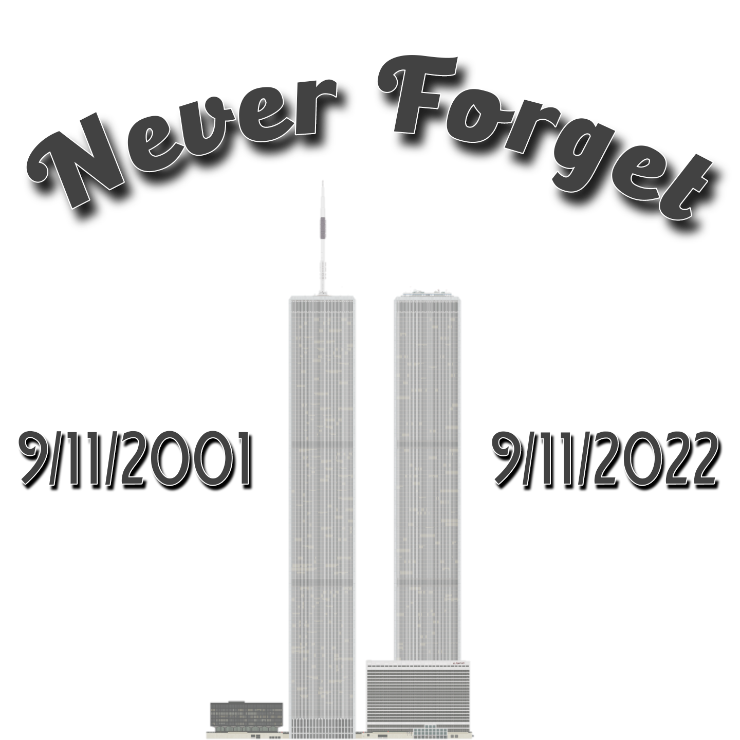 message word remember 911 sticker by @constancekeller